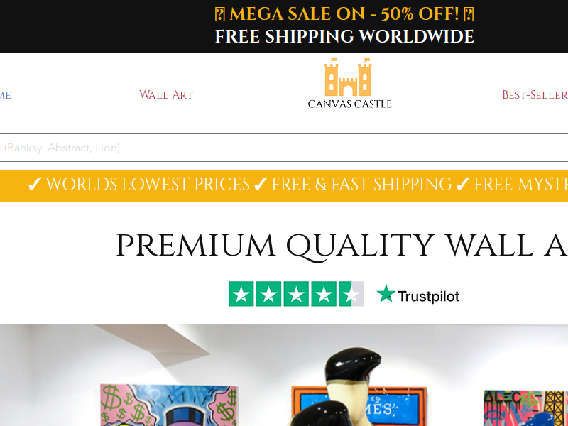 Canvas-castle Reviews | Read 133 Customer Ratings of canvas-castle.com